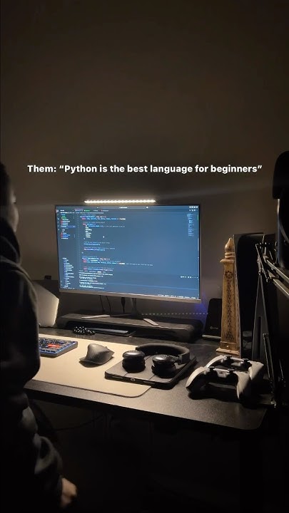 “Python is the best coding language for beginners” … #codewithme - YouTube