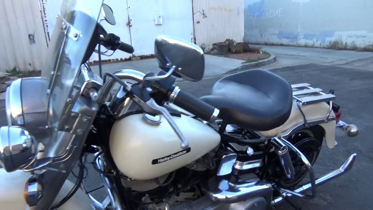 Hunting Harley's, 1985 FLHP, one of 300, original paint - YouTube