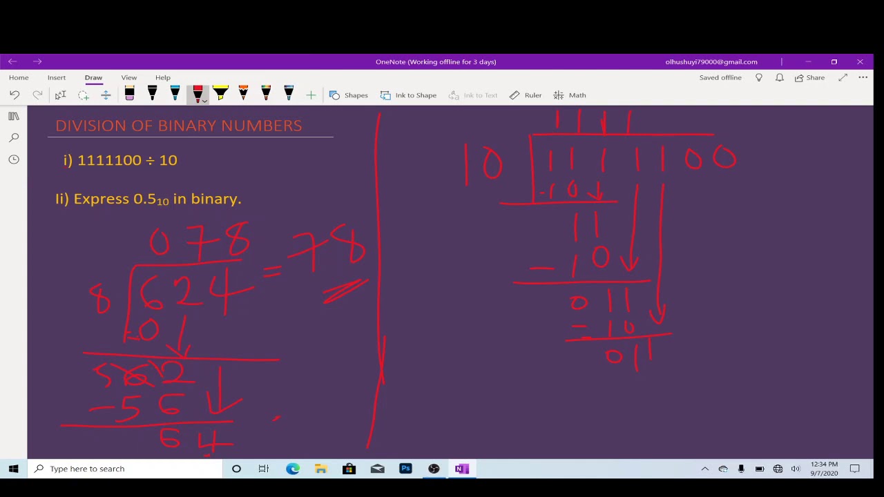 Division Of Binary Numbers YouTube division-of-binary-numbers-youtube