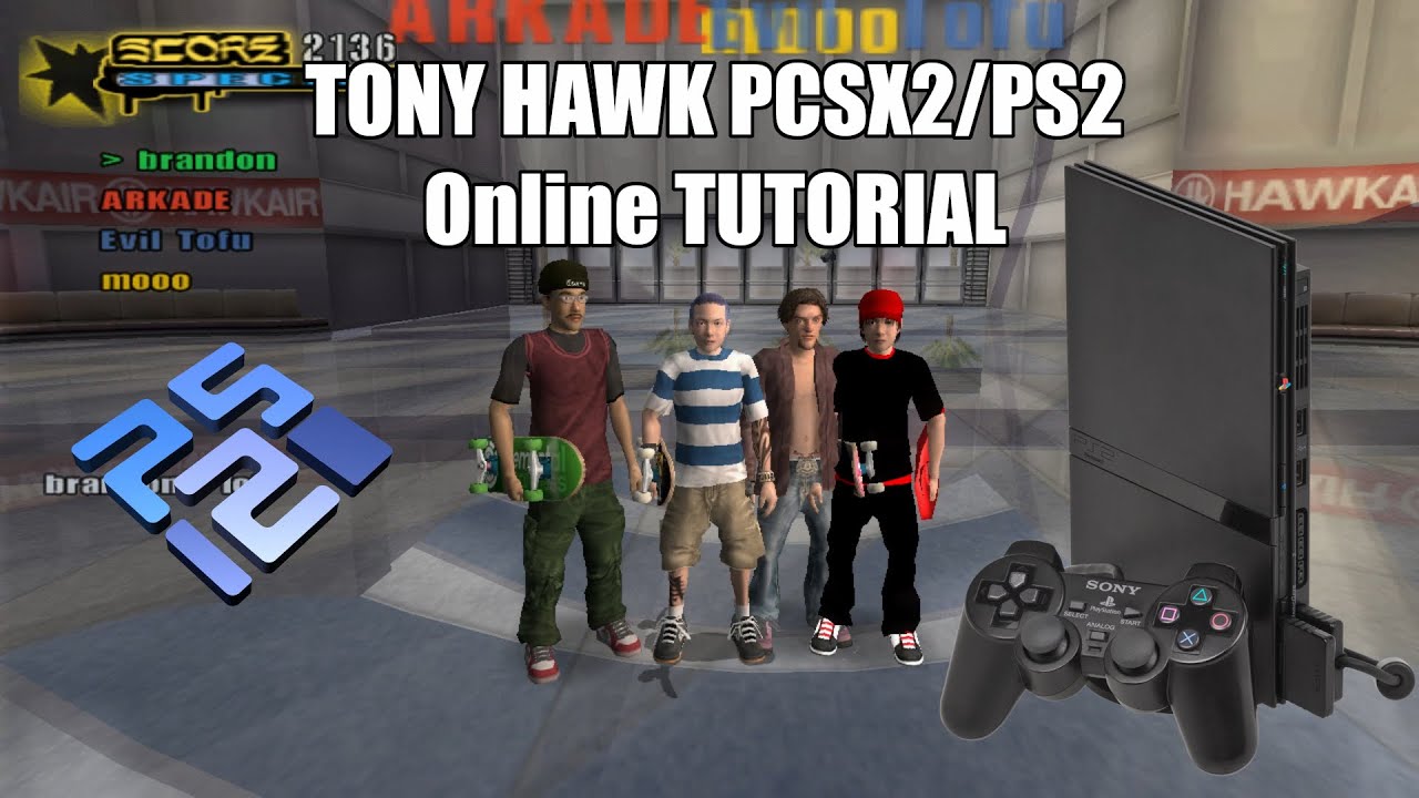 How to play Tony Hawk Online PS2/PCSX2 2023 Tutorial - YouTube