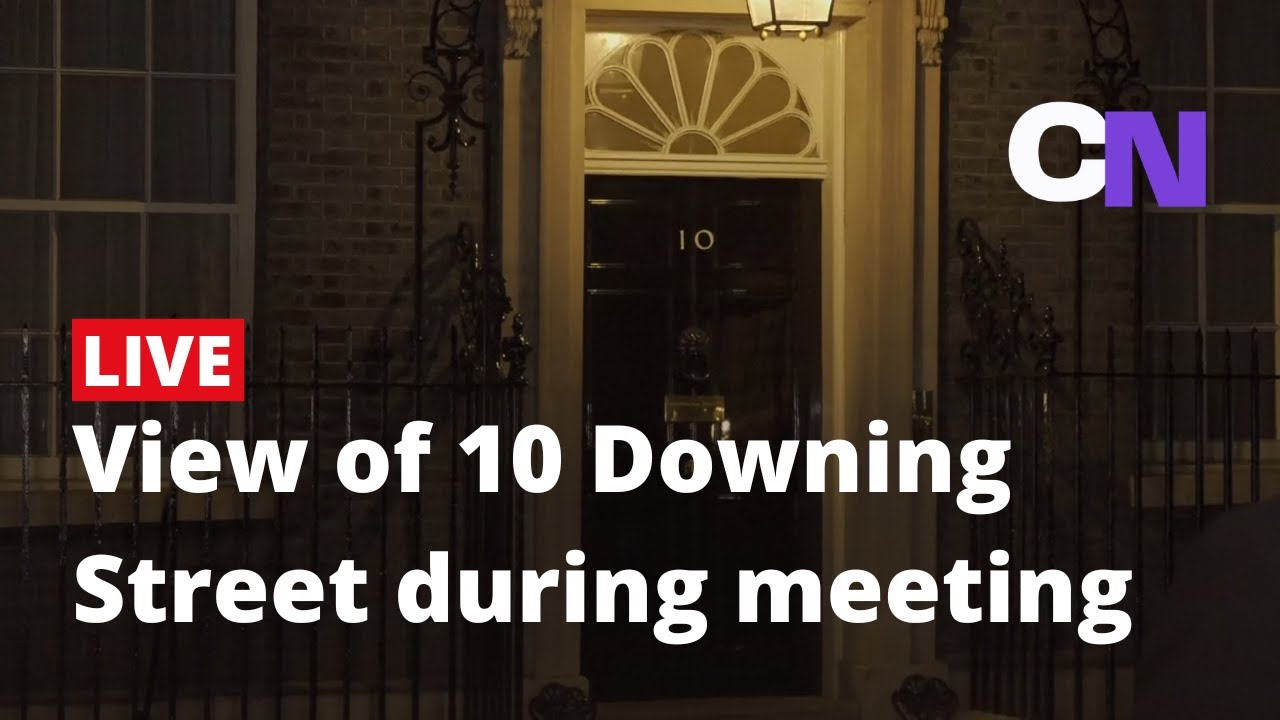Live: View of 10 Downing Street during Starmer-Zelensky meeting - YouTube