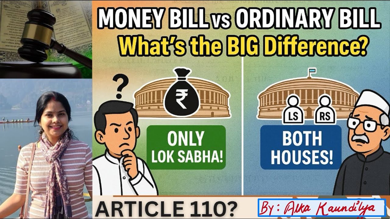 Episode 5: MONEY BILL vs ORDINARY BILL (INDIAN PARLIAMENT) - YouTube
