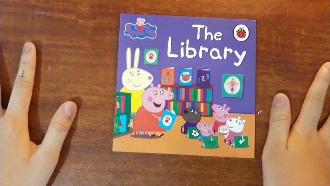Peppa Pig the library - YouTube