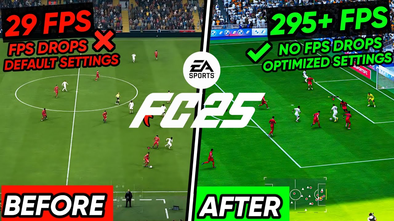 🔧EA SPORTS FC 25 - How to BOOST FPS and Increase Performance on Any PC ...