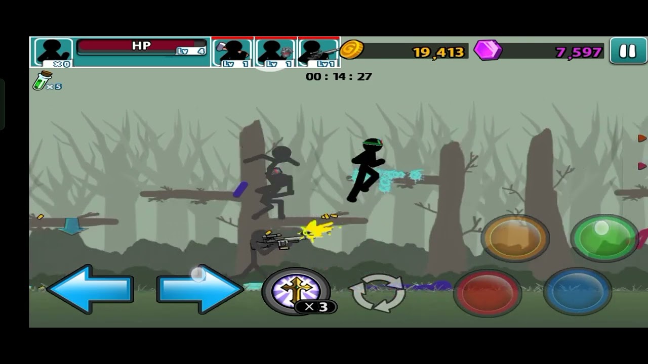 aku main anger of stick 5 part 2 - YouTube