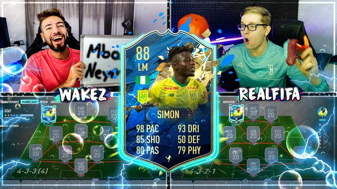 FIFA 20: TOTS SIMON Squad Builder Battle 🔥🔥 RealFifa vs Wakez !! - YouTube