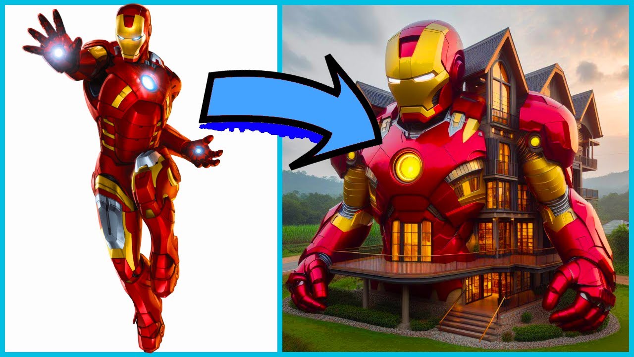 Avengers but Houses | Superheroes turned on into Houses | HOUSE-VENGERS ...