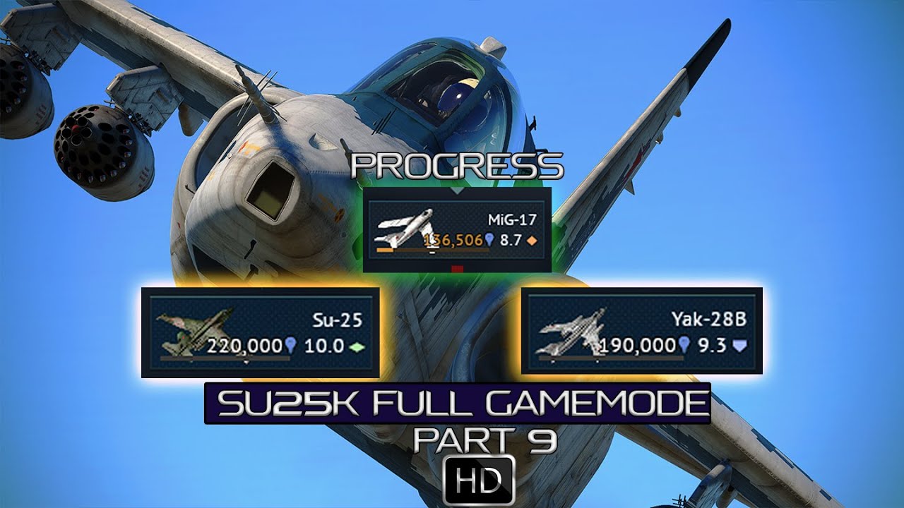 COMPLETING THE RUSSIAN TECH TREE USING SU25K DAY 9 - Earned nearly 2mil ...