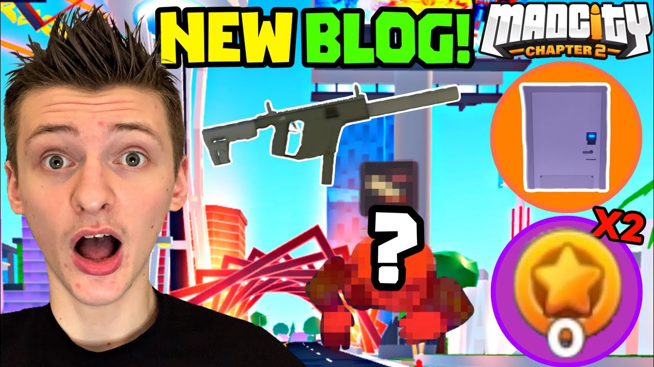 NEW GUN + DOUBLE XP! Mad City Chapter 2 BLOG! (ROBLOX) - YouTube
