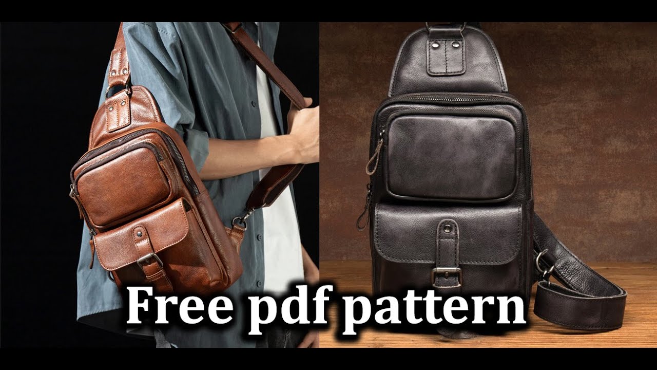 free pdf Pattern for this beautiful cross body bags - YouTube
