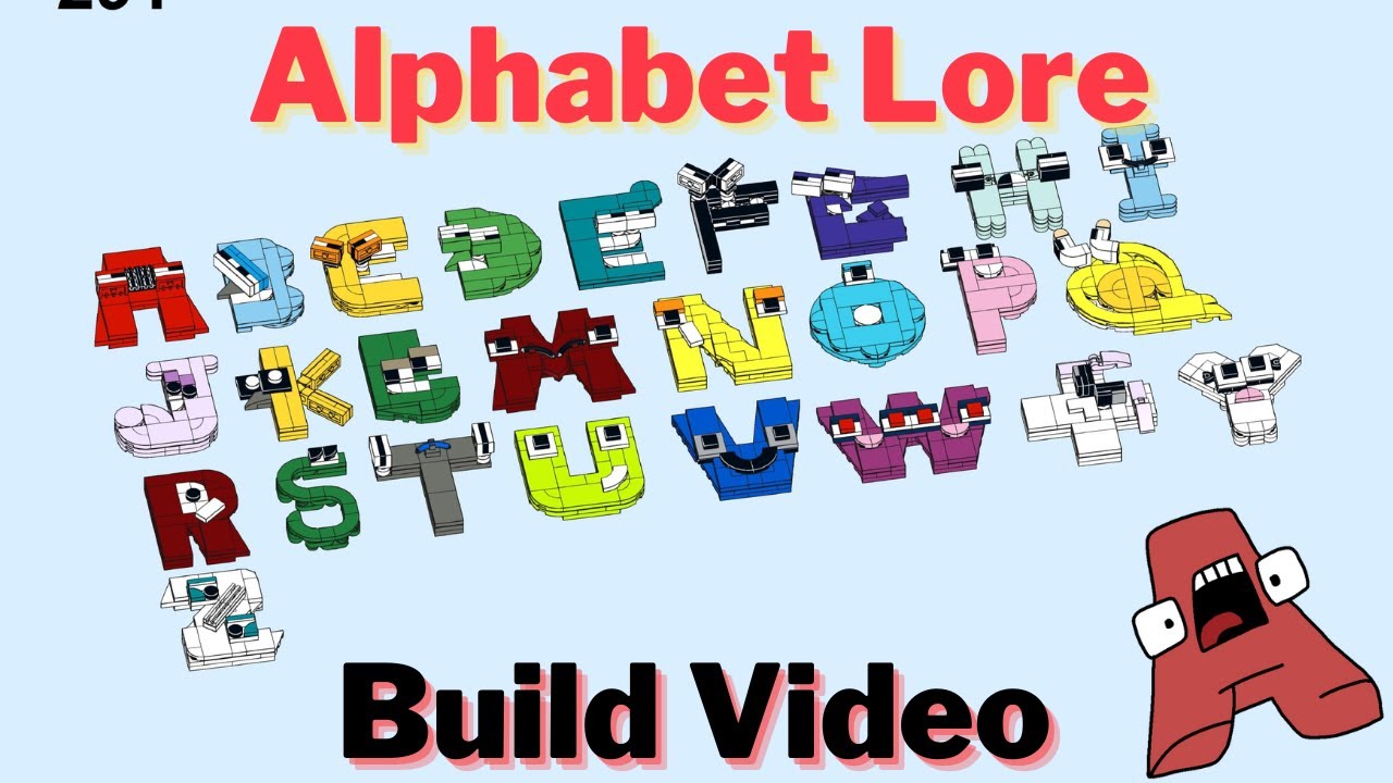 Alphabet Lore Build Video: A - YouTube