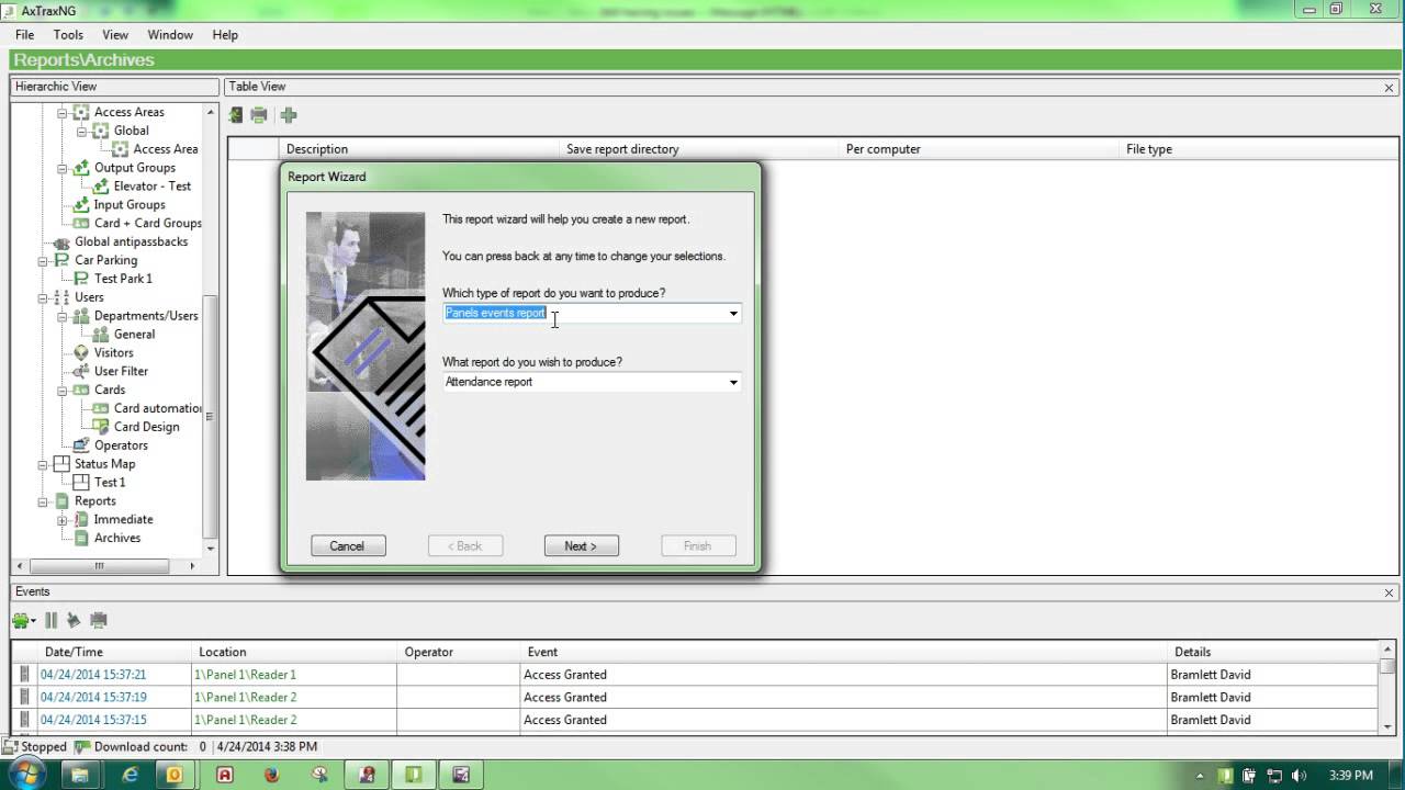 AxtraxNG ver 23.04 - Creating Reports - YouTube