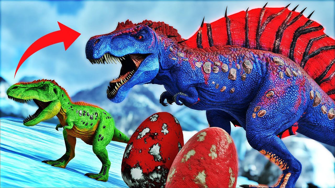 The True Story of the SPINOREX HYBRID Dinosaur Grows to Adult in 24 ...