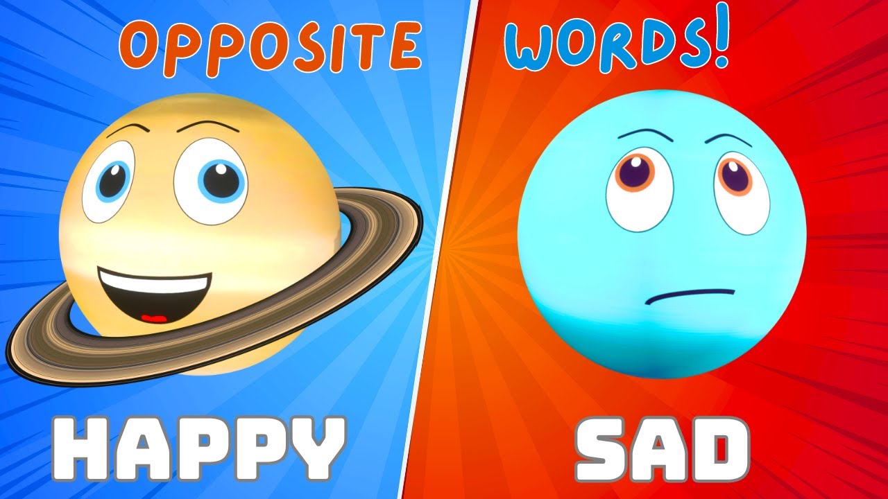 Opposite Words for Kids | Educational Video For Children | Opposite ...