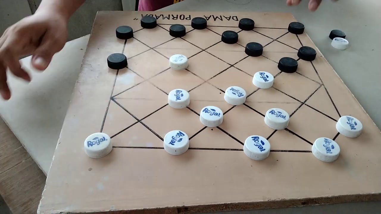 Dama ( opening vs. counter ) 1-16 vs 3-13 - YouTube