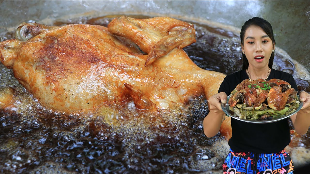 Cooking chicken recipe with vegetable - Amazing cooking - YouTube