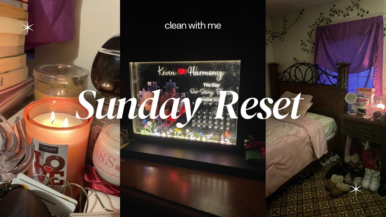 Clean with Me ♡ Sunday Reset #cleaning #sundayreset #lifestyle - YouTube