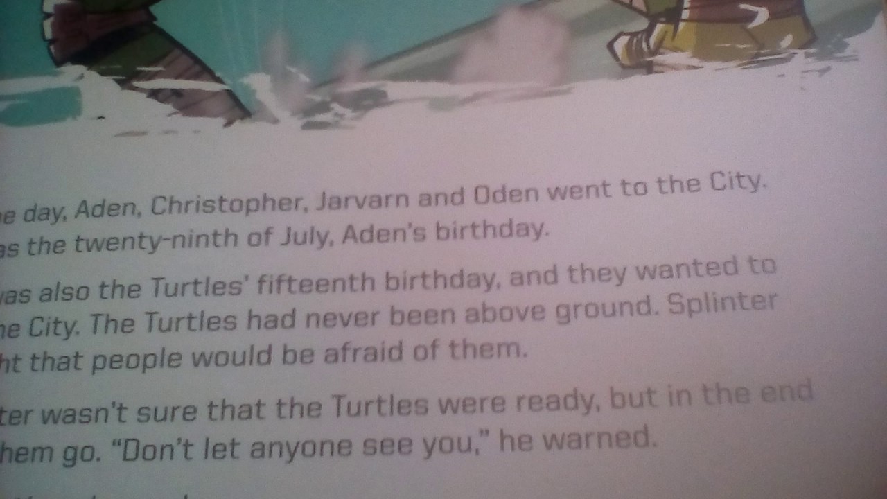 the teenage mutant ninja turtles story part 1. - YouTube