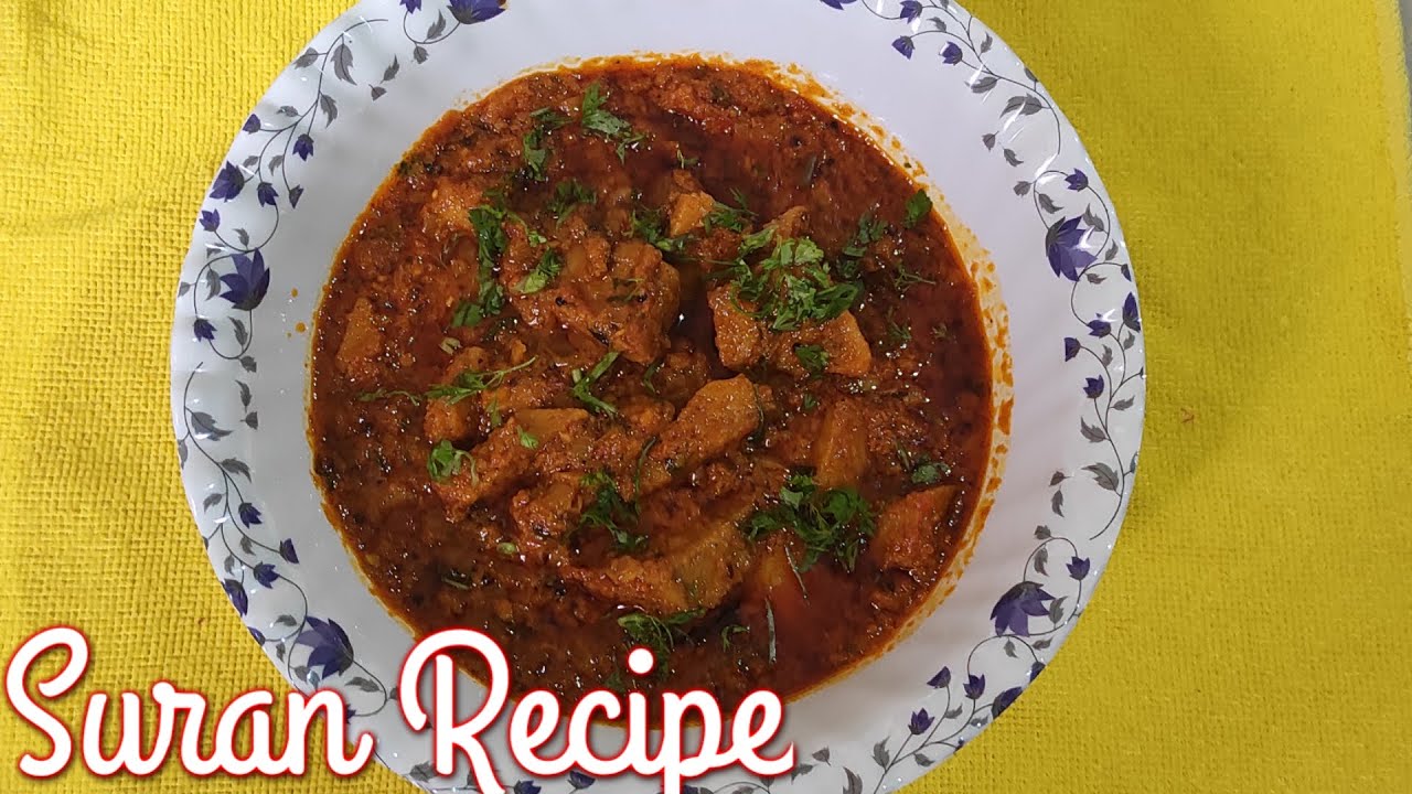 Suran Recipe - Juhi's Kitchen - YouTube