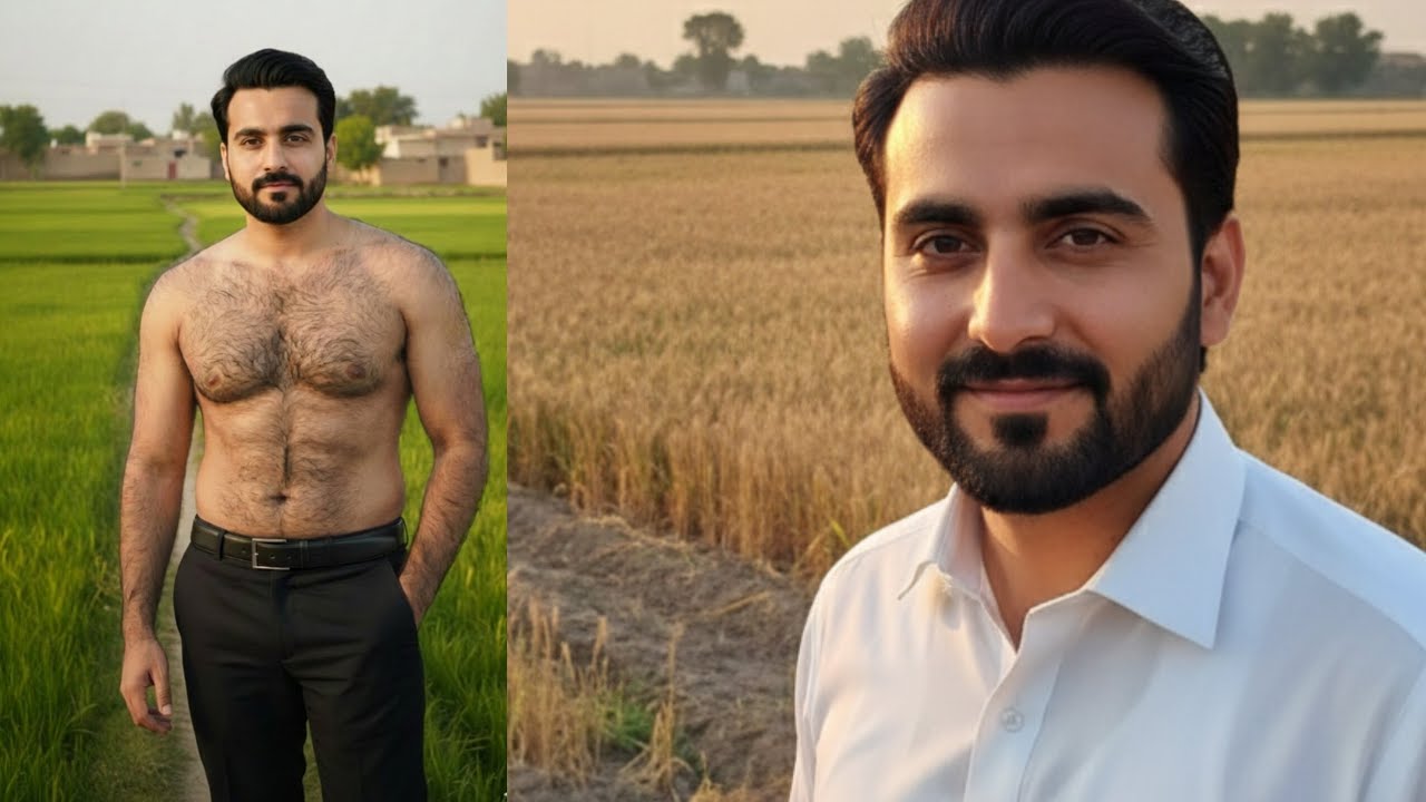 The Life of a Pakistani Handsome Hairy Man | Village Lifestyle Vlog ️ ...