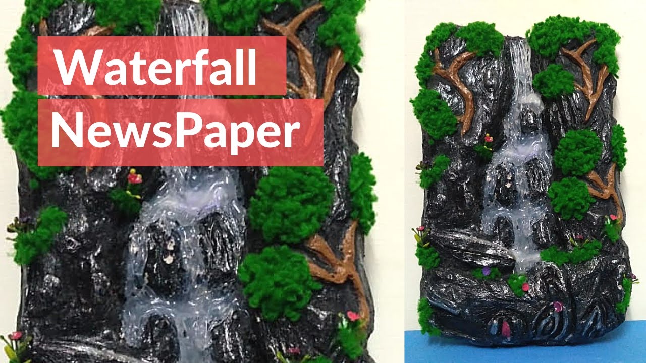 Make Waterfall Showpiece (DIY) | Learn By Watch Craft - YouTube