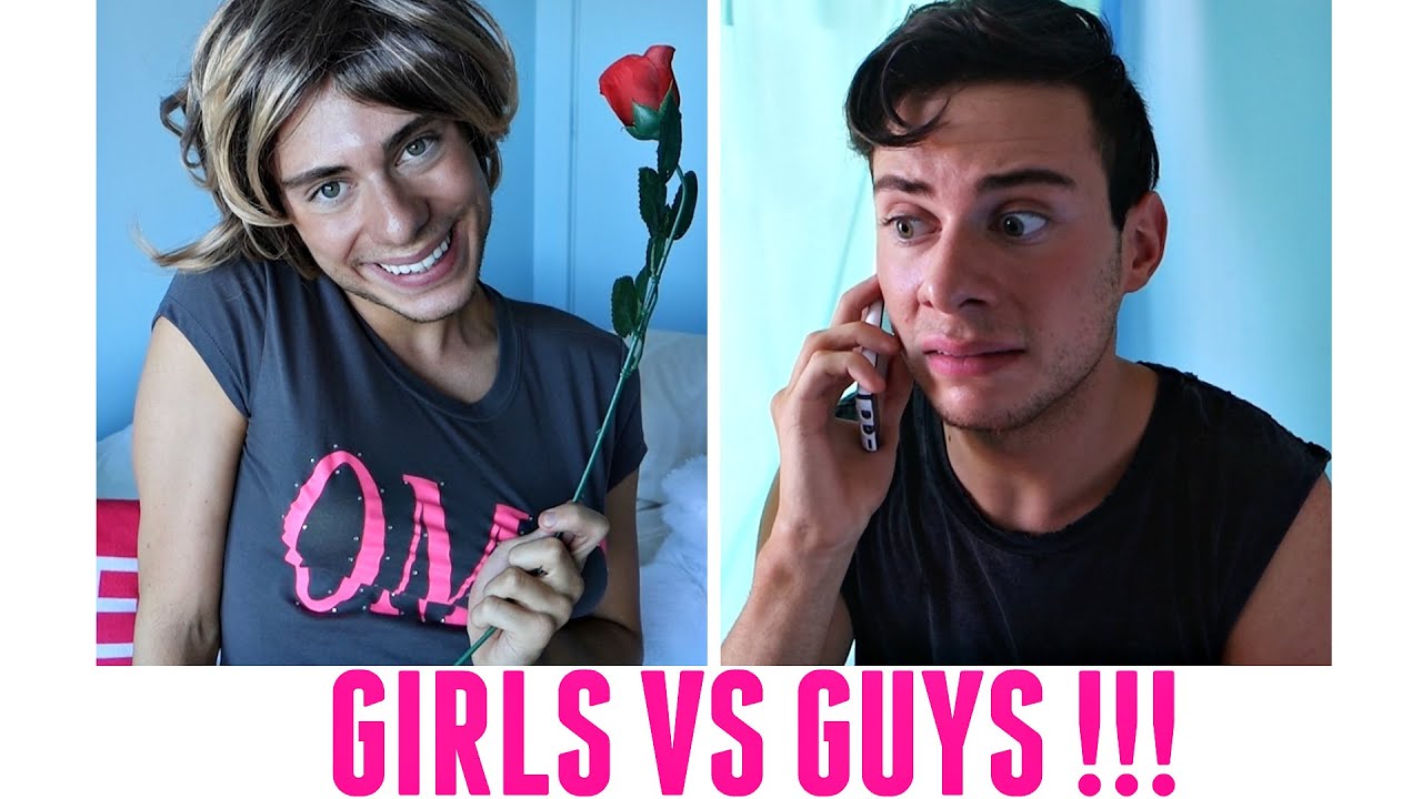 GIRLS VS GUYS: VALENTINE'S DAY - YouTube