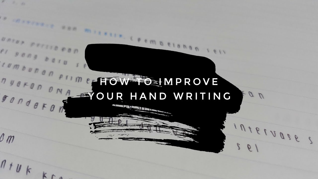 Cara Bikin Tulisan Bagus // How to Improve your Hand Writing + Tips and ...