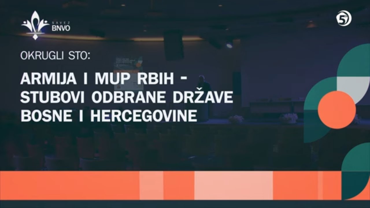 Okrugli sto "Armija i MUP RBiH - stubovi odbrane države Bosne i ...