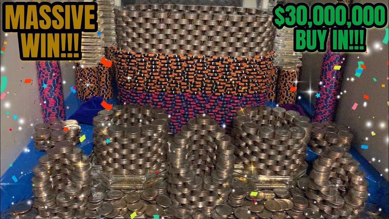 🔴(𝙈𝙐𝙎𝙏 𝙎𝙀𝙀) HIGH RISK COIN PUSHER $30,000,000.00 BUY IN! (MEGA JACKPOT ...