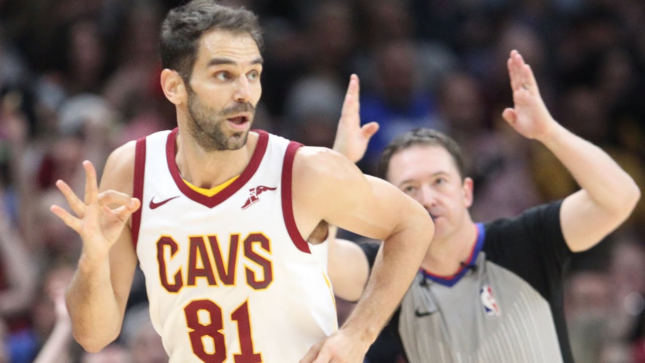 Jose Calderon scores season-high 19 in Cavs win over Raptors - YouTube