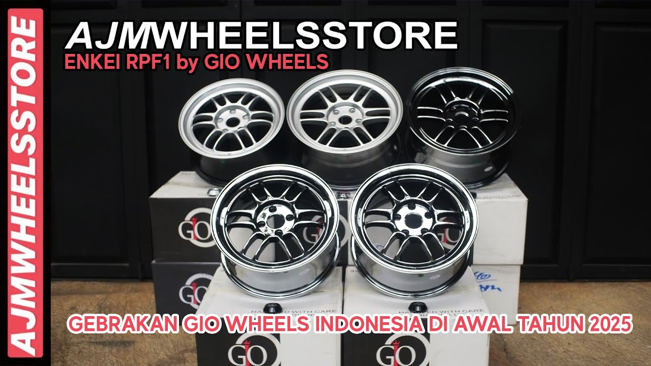 UPDATE STOK VELG ENKEI RPF 1 BY GIO WHEELS // AJMWHEELSSTORE - YouTube