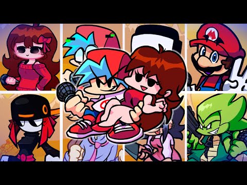 Stress But Every Turn a Different Character Sings 🎶 (FNF But Everyone Sing It)