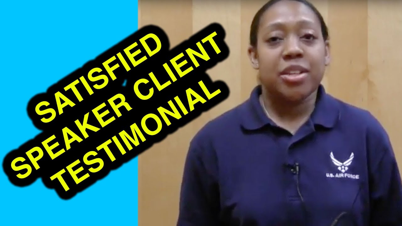 Maj Rashida Graves Testimonial About MOTIVATIONAL SPEAKER Aaron Linsdau ...