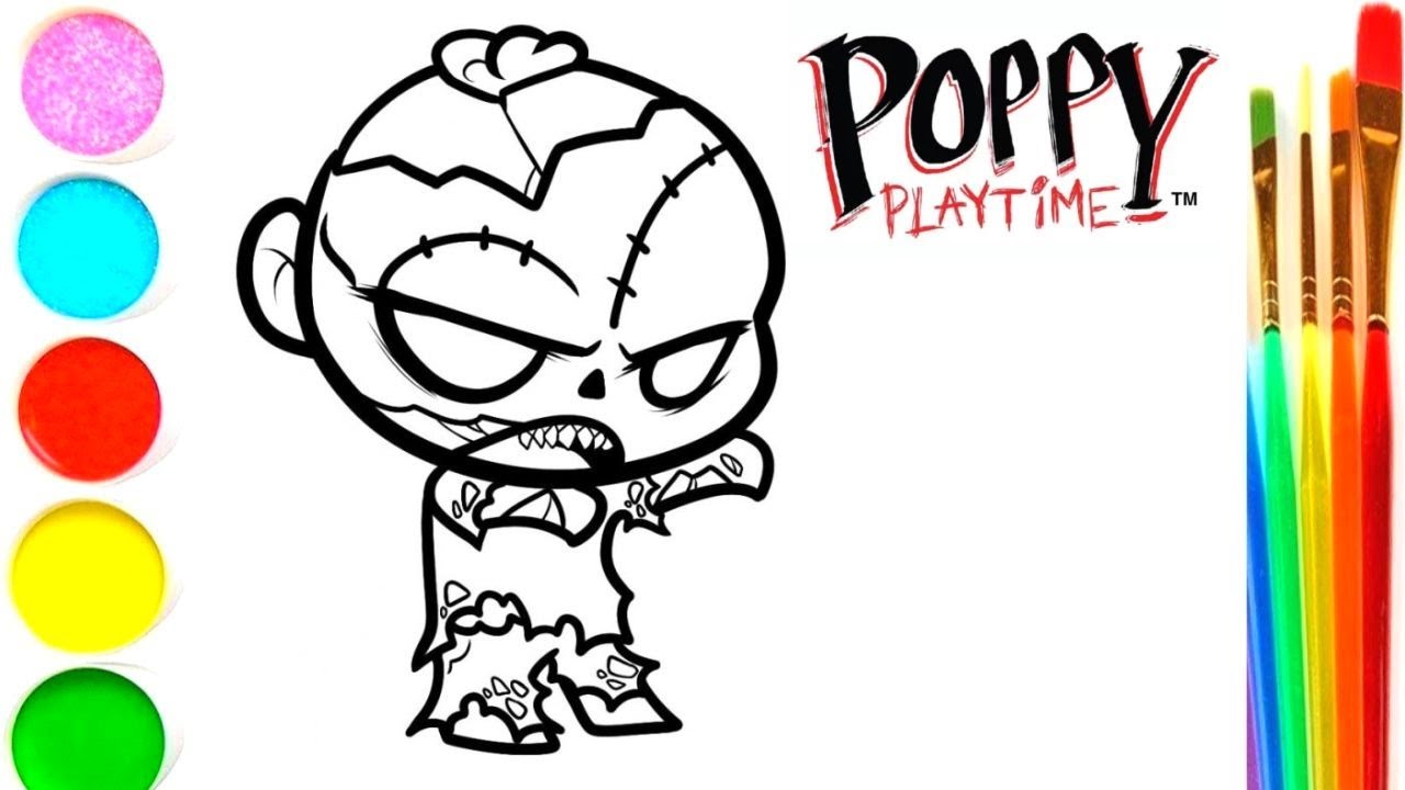 how to draw Poppy Playtime chaper 3/ new character - YouTube