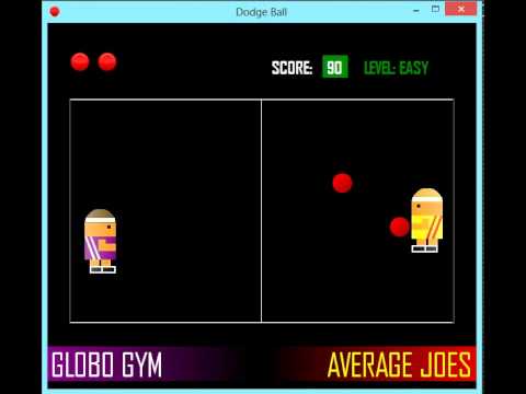 Dodgeball 2-D Computer Game - YouTube