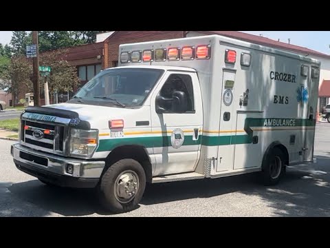 Crozer Health EMS Ambulance 103 Responding (X2) 5-25-24 - YouTube