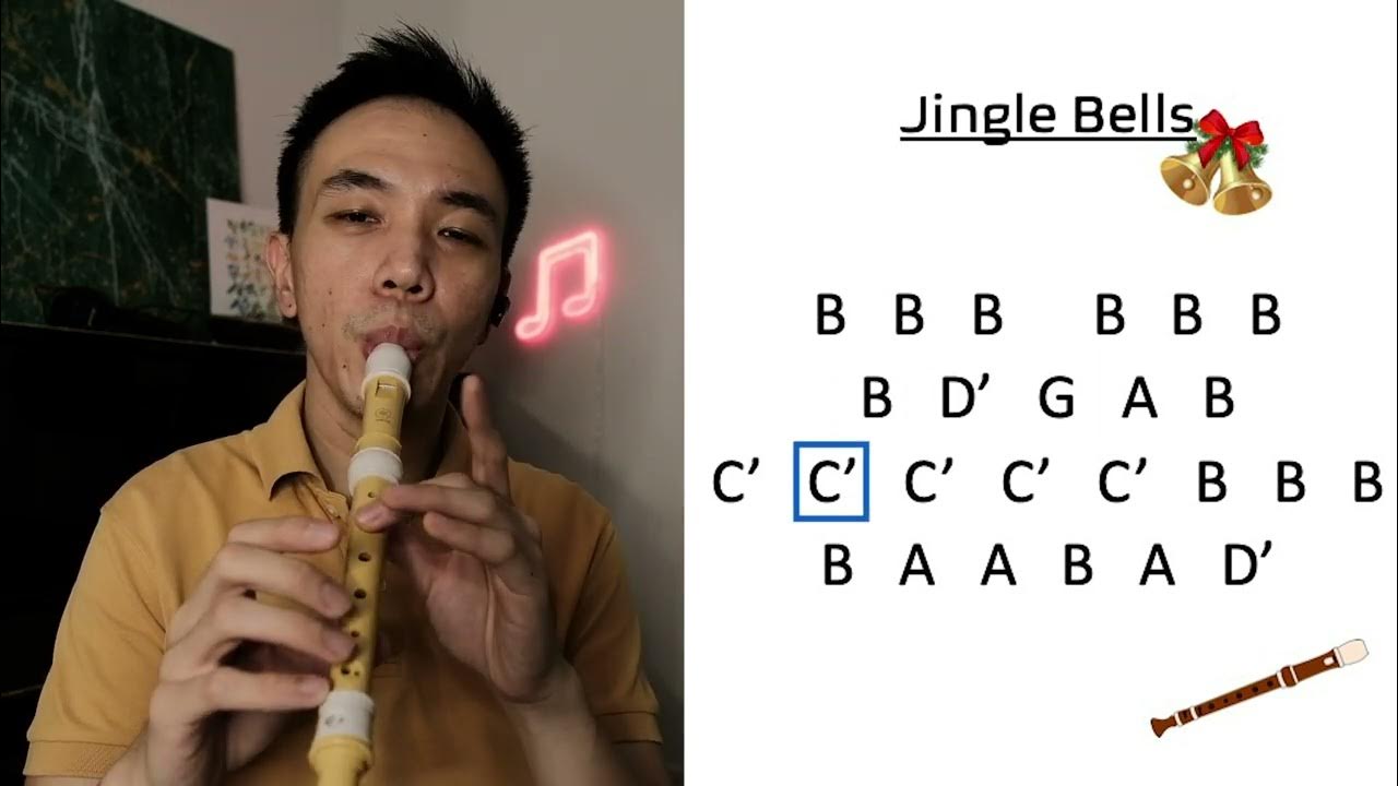 Jingle Bells - Recorder Play Along - YouTube