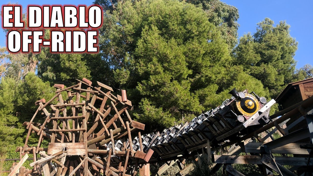 El Diablo- Tren de la Mina Off-Ride Footage, PortAventura Arrow Mine Train | Non-Copyright - YouTube