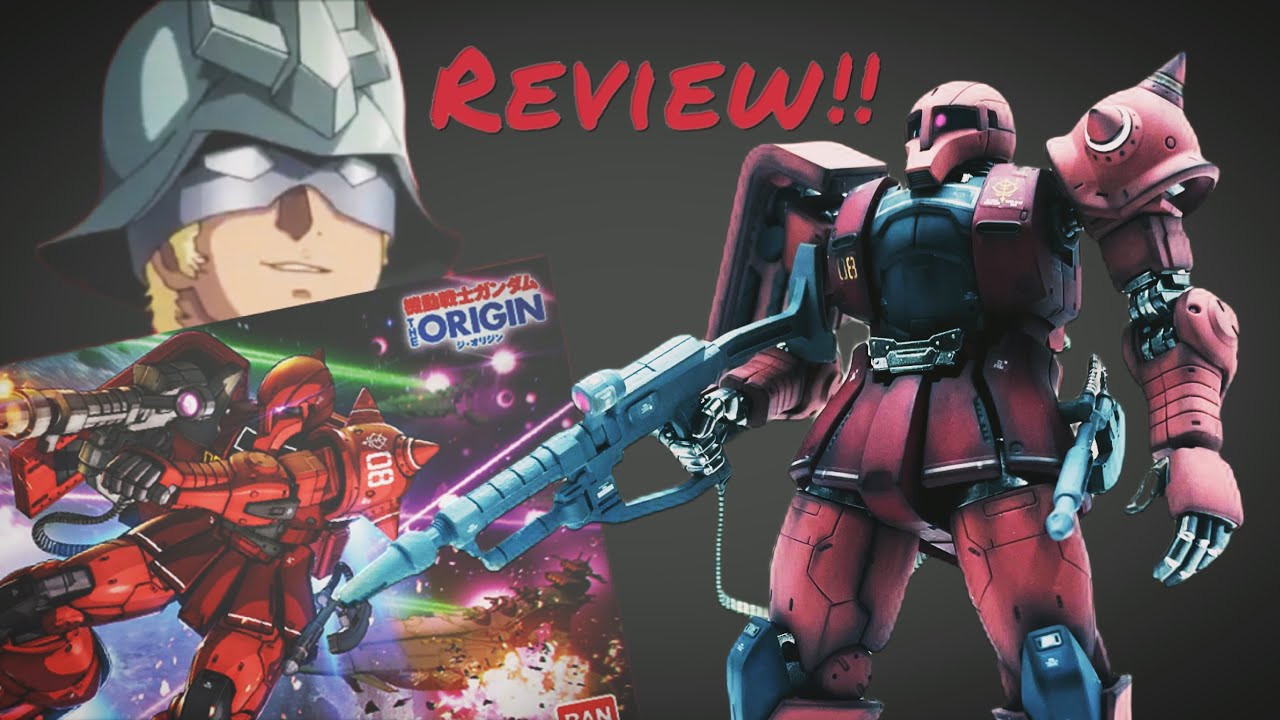 Char’s Zaku I HG Gundam Origin - Speed build & Review gunpla - YouTube