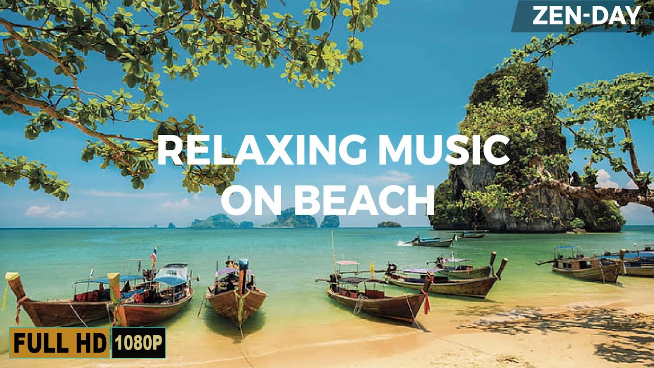 60 min Meditation Relaxing Music on Beach | Will Boost Positive Energy ...