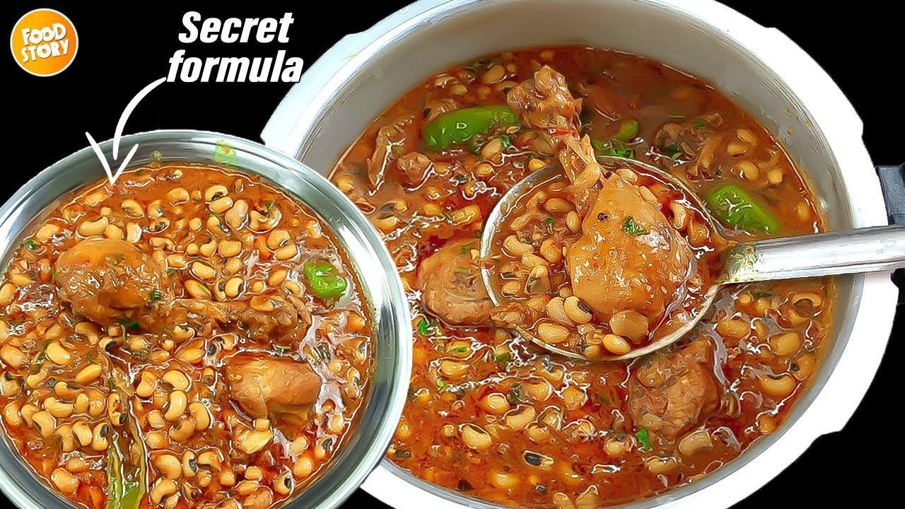 Chicken Lobia Recipe | Lobia in Cooker | Lunch Recipes by Samina Food ...