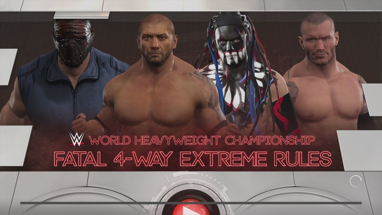 WWE 2K17 - Orton vs. Matanza vs. Batista vs. Balor WWE Title - YouTube