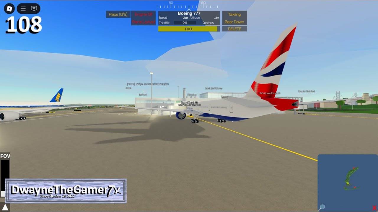 Gameplay 108 | Roblox Pilot Training Flight Simulator - YouTube