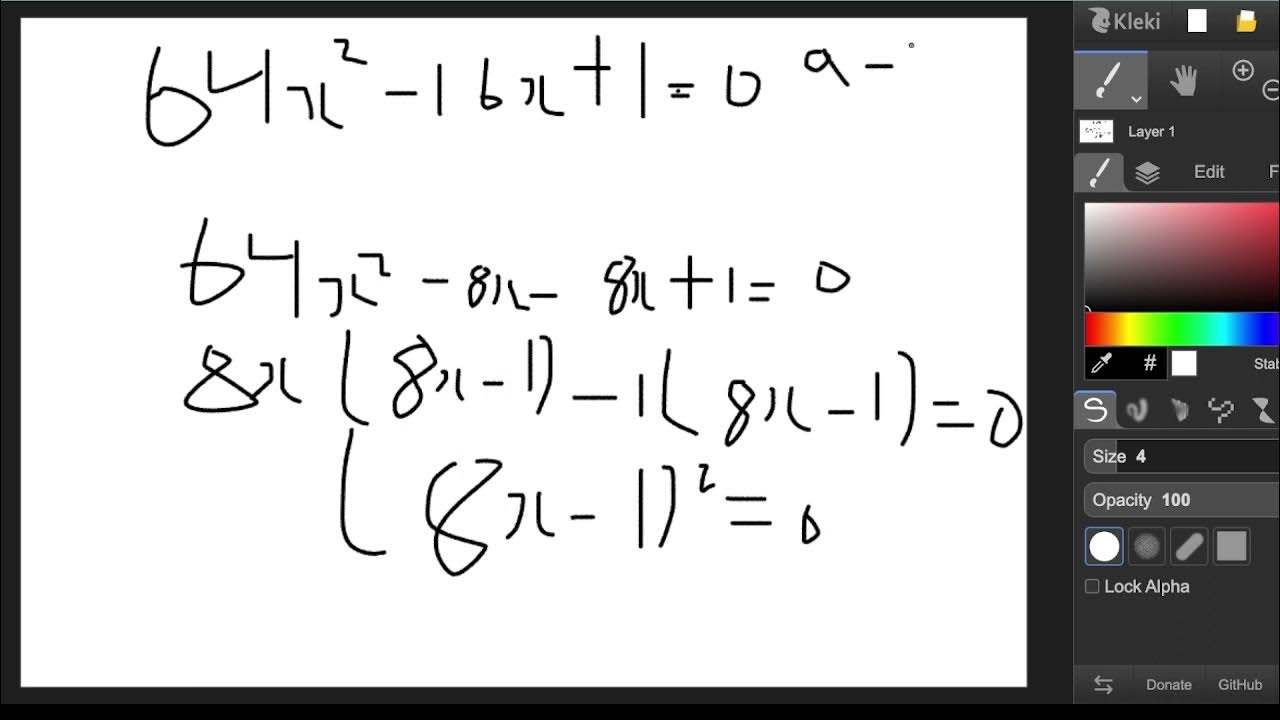 College algebra unit 1 factoring - YouTube