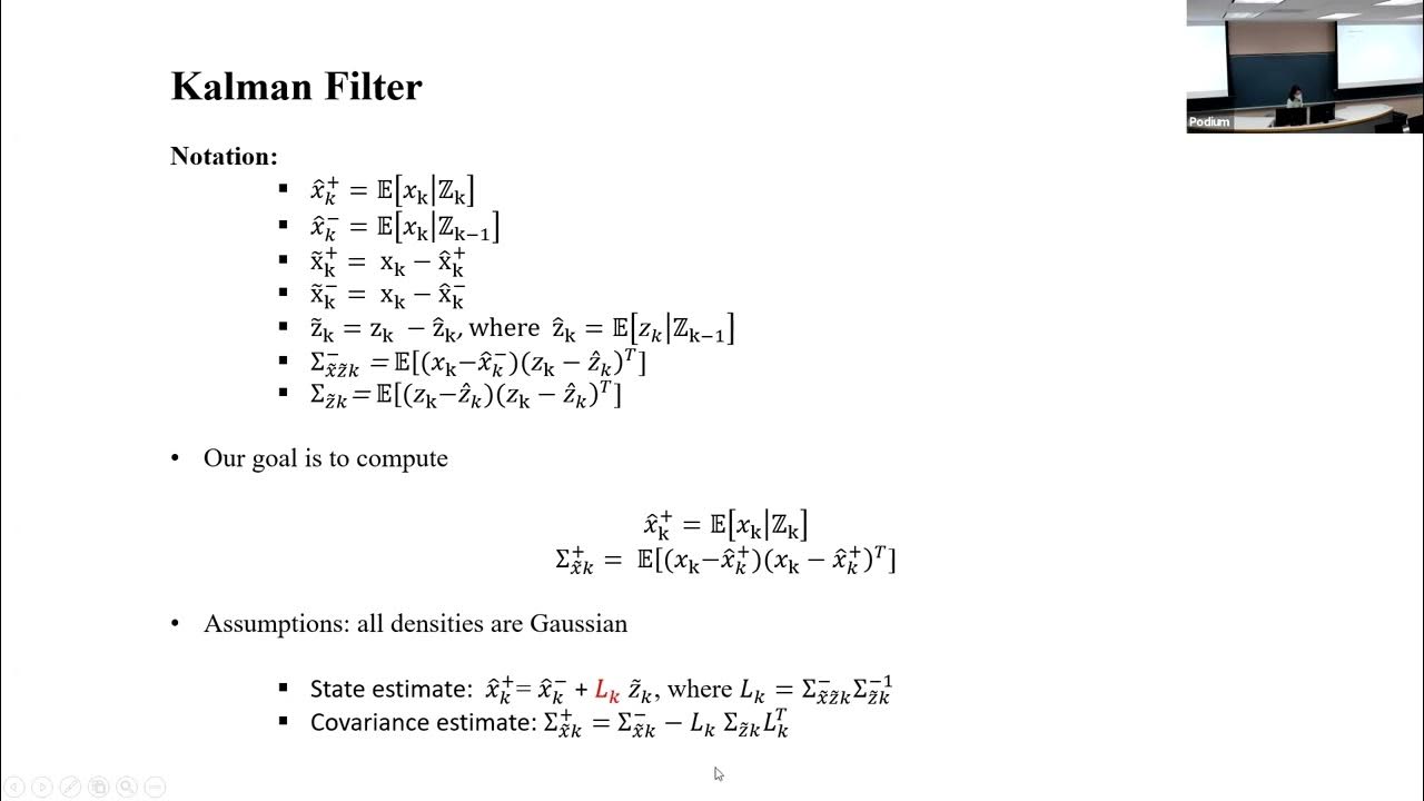 Thuy Le, PhD: “Bayesian estimation and the Kalman Filter” (application) - YouTube