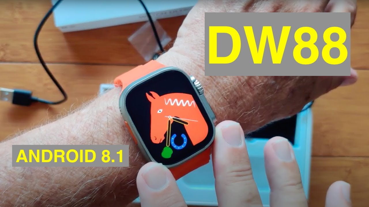 VALDUS DW88 Apple Watch Ultra Shaped Android 8.1 4GB/64GB 4G Smartwatch ...