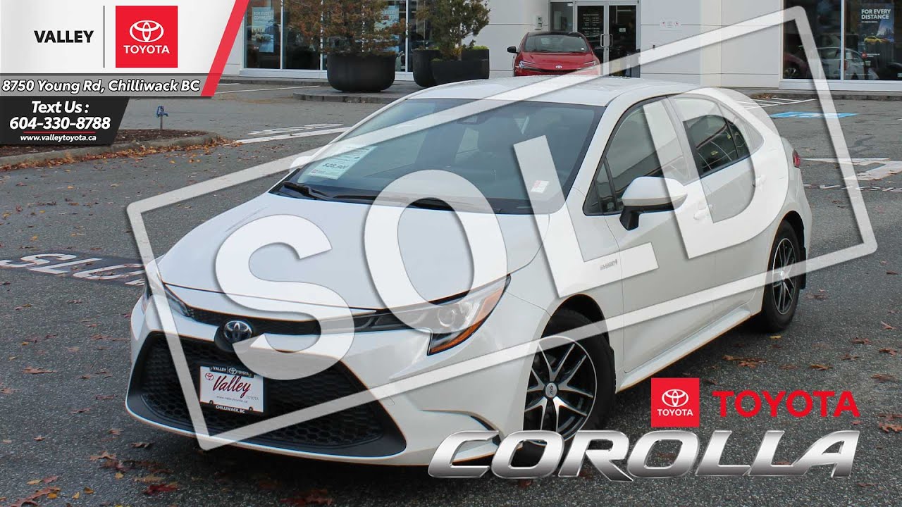 (SOLD) A used 2020 Toyota Corolla Hybrid for sale at Valley Toyota in ...