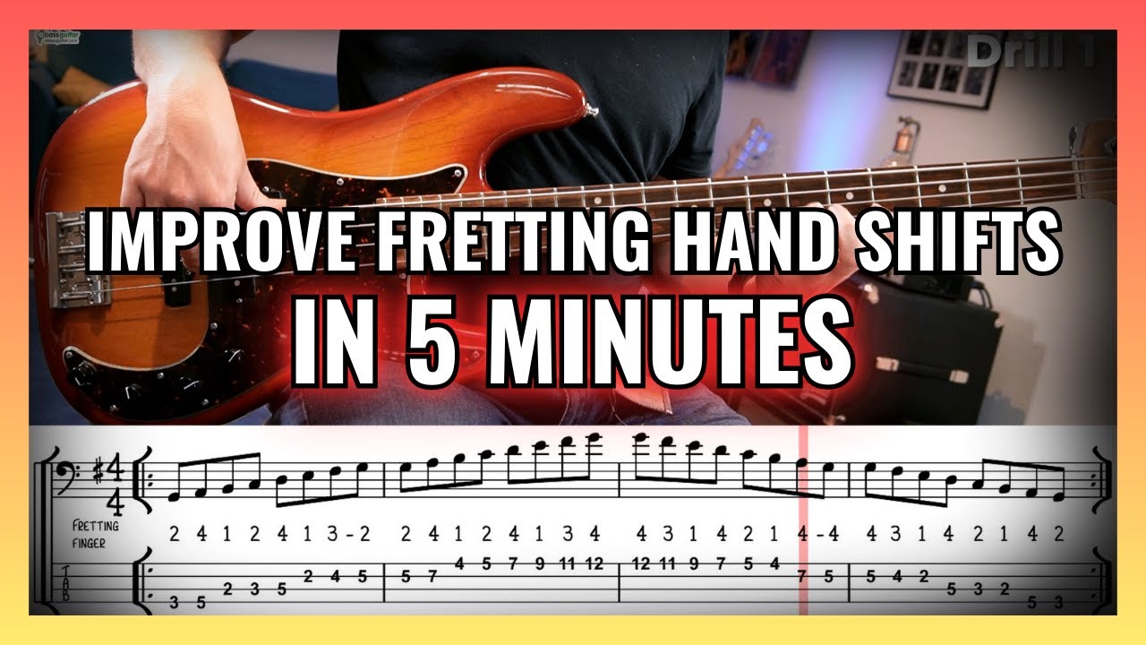 Improve Fretting Hand Shifts in Just 3 Exercises [FREE PDF] | 5-Minute ...