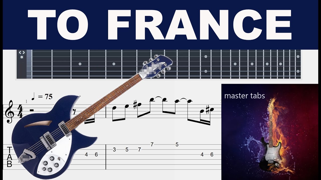 TO FRANCE |#mikeoldfield#|Guitar Tab| #Mastertabs#BestFreeYoutubeMusic# ...