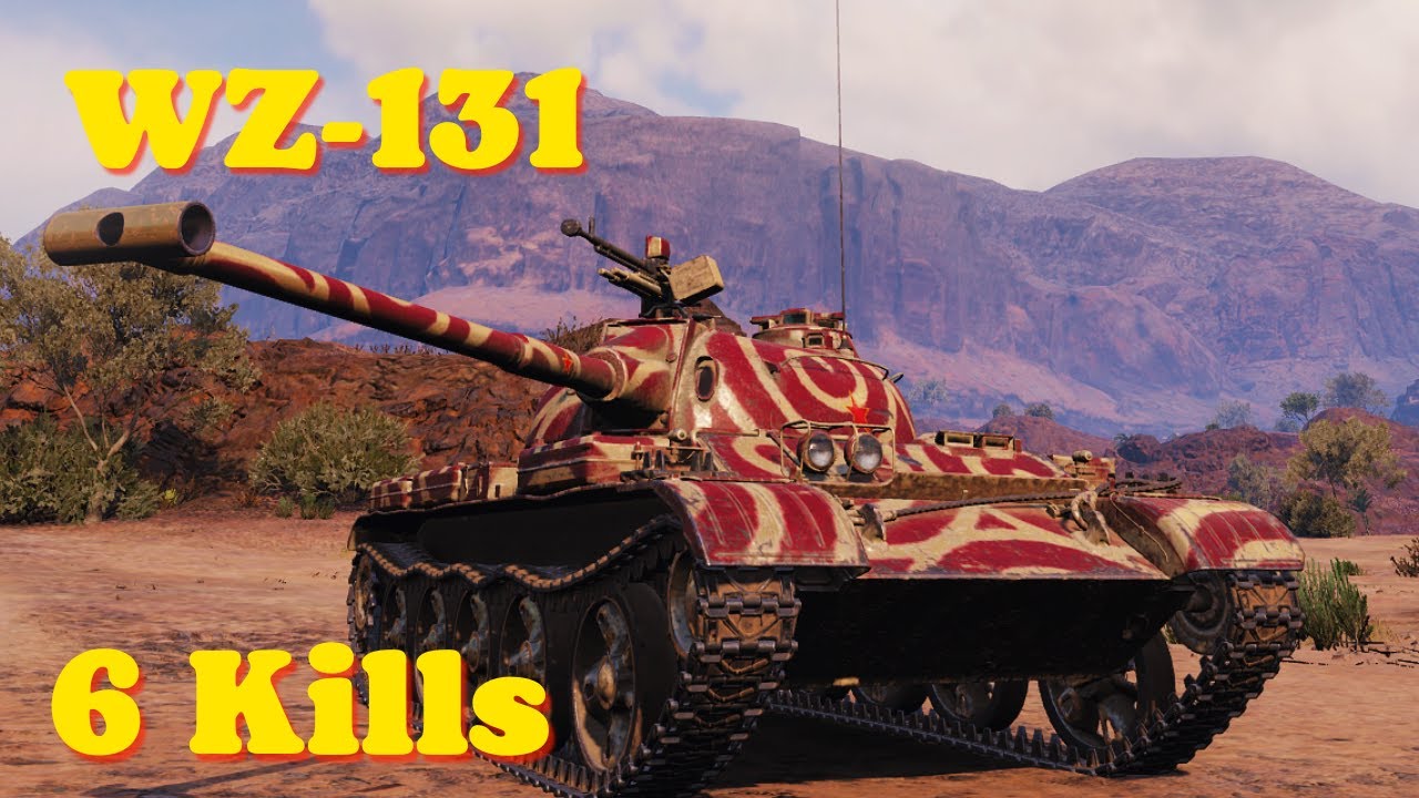 World of tanks WZ-131 - 2,8 K Damage 6 Kills, wot replays - YouTube
